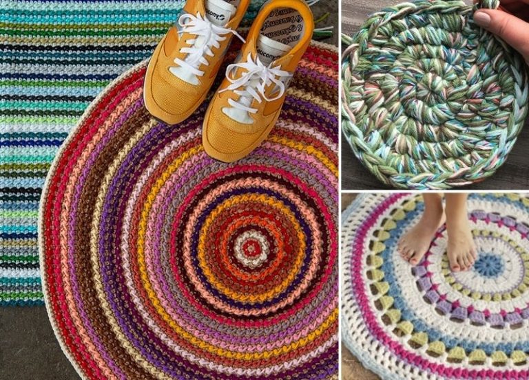 Beautiful Comfortable Crochet Rugs - Pattern Center