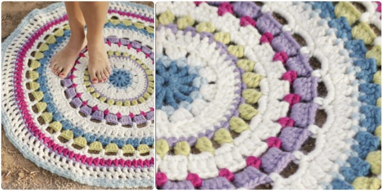 Beautiful Comfortable Crochet Rugs - Pattern Center
