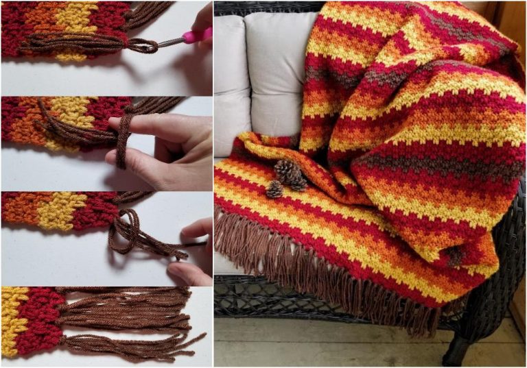 Fall Foliage Afghan Crochet Pattern Free