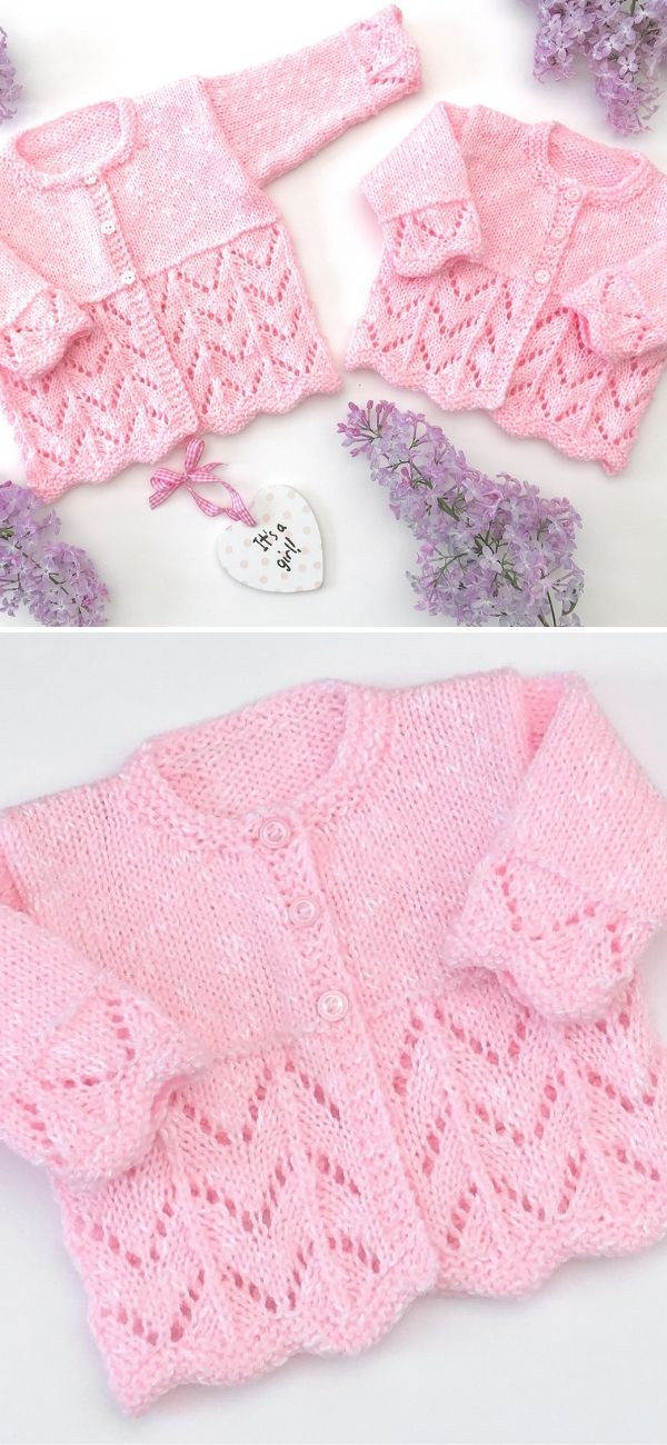 29 Free Knitting Patterns for Baby Cardigans