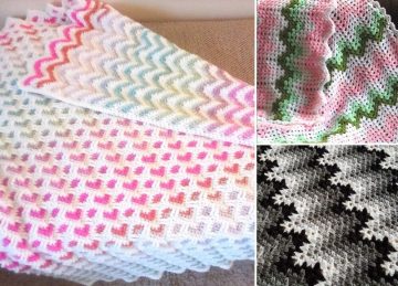 Heartbeat Ripple Crochet Blankets - Pattern Center