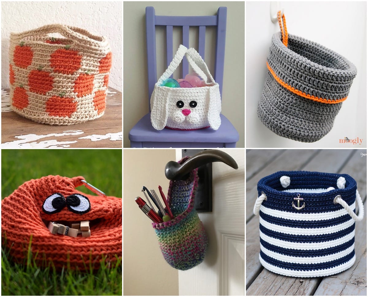 Crochet Containers or Baskets to Store
