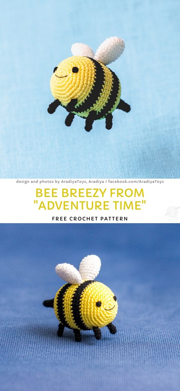 Lovely Cuddly Bee Amigurumi Ideas- Pattern Center