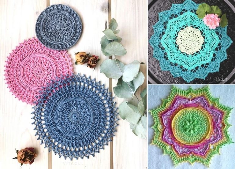 16 Romantic Lacy Crochet Doilies Free Patterns You Would Love