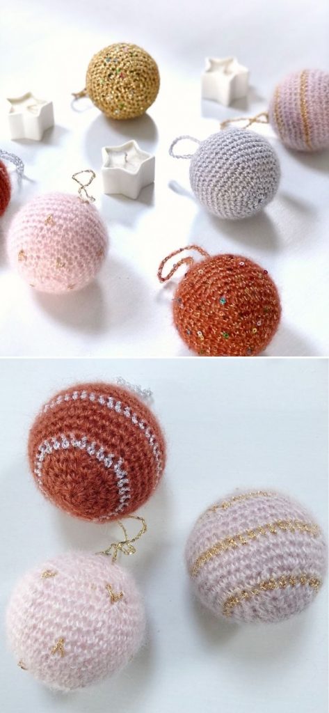 Beautiful Ornament Crochet Baubles - Pattern Center