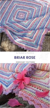 Energetic and Colorful Crochet Blankets - Pattern Center