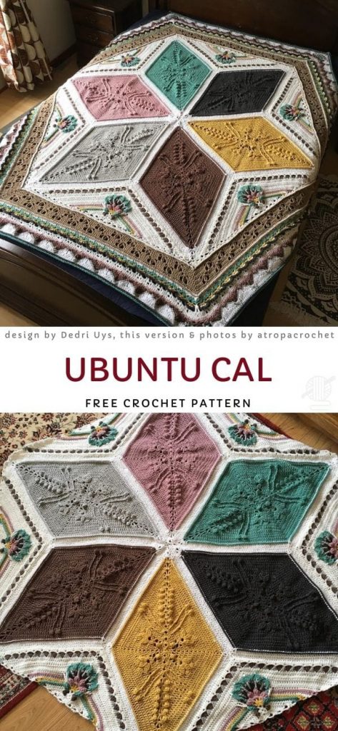 The Best Ubuntu CAL Crochet Blankets Ideas - Pattern Center