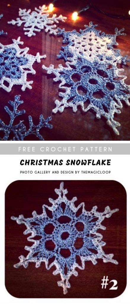 Free Patterns Crochet Snowflakes