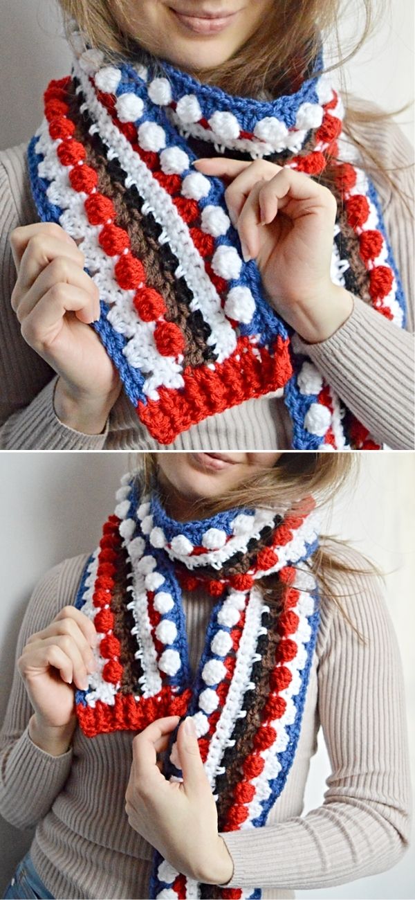 Super Trendy Warm Crochet Scarfs - Pattern Center