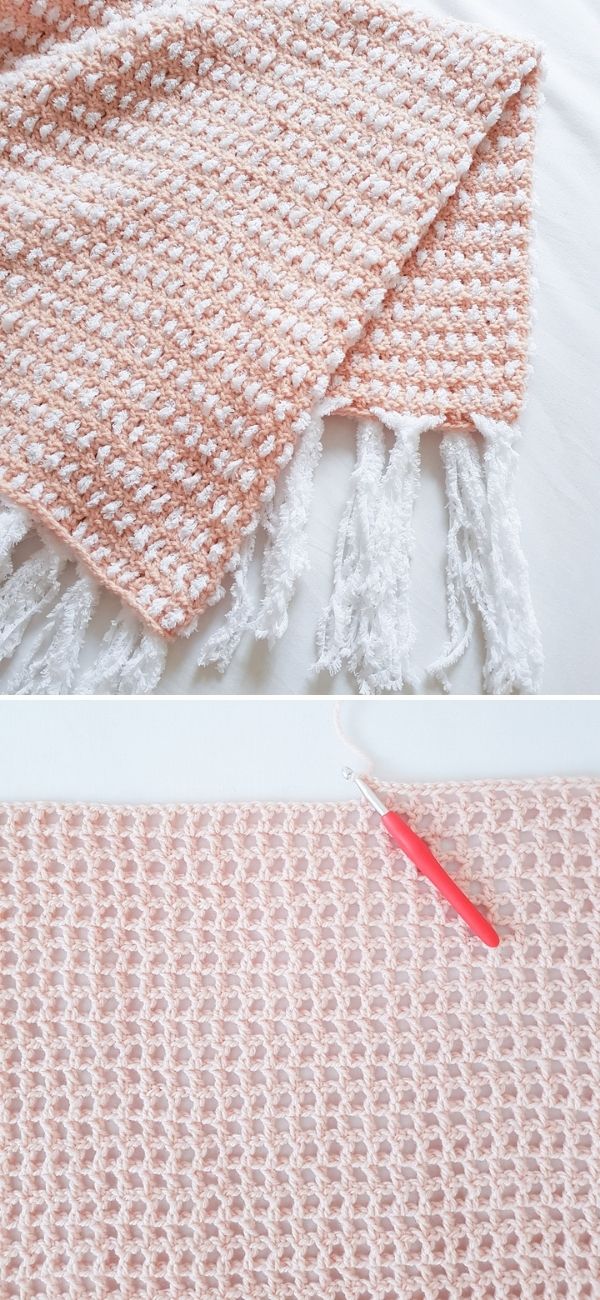 Beautiful Woven Crochet Blankets - Pattern Center