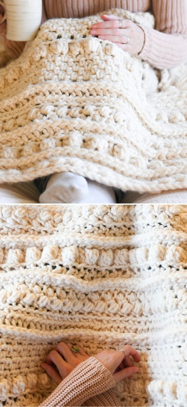 31 Original Textured Crochet Throws - Pattern Center