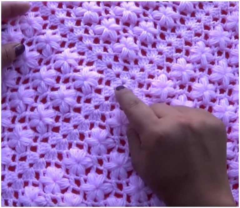 The Jasmine Flower Stitch Free Crochet Pattern and Tutorial