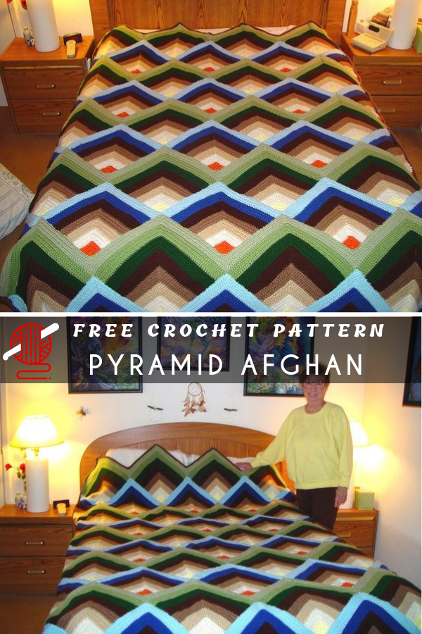 Beautiful Pyramid Crochet Afghan Pattern Free Crochet Pattern