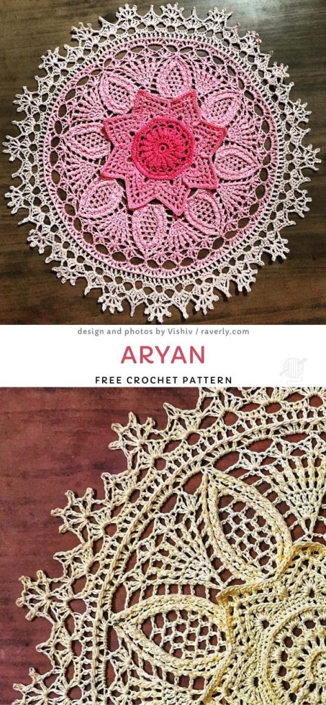 16 Romantic Lacy Crochet Doilies Free Patterns You Would Love