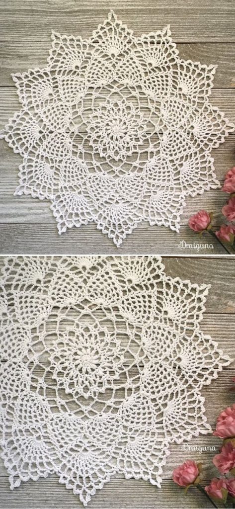 16 Romantic Lacy Crochet Doilies Free Patterns You Would Love