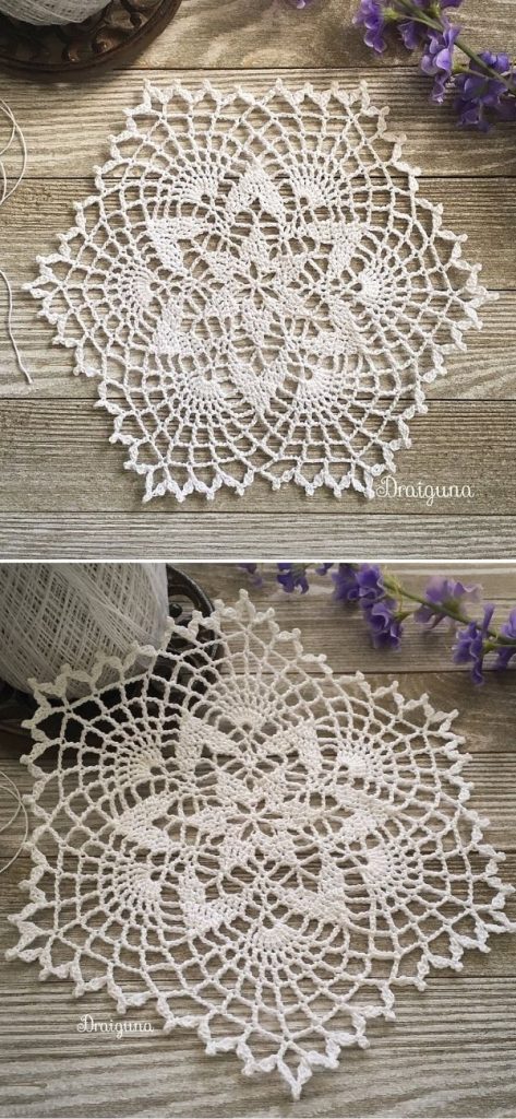 16 Romantic Lacy Crochet Doilies Free Patterns You Would Love