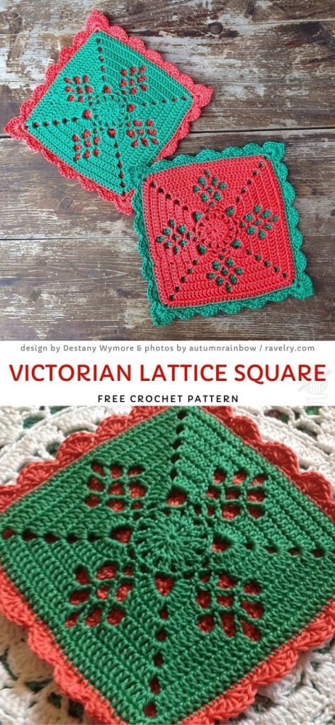Beautiful Victorian Lattice Square Ideas - Pattern Center