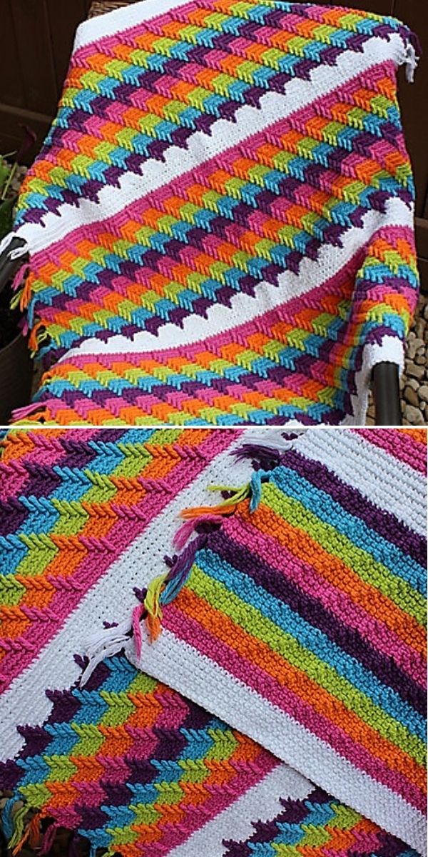 Stunning Retro Crochet Blankets - Pattern Center