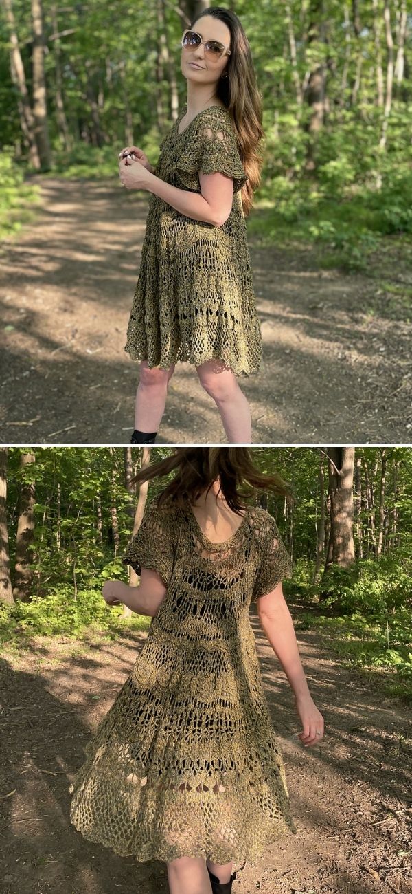 Beautiful Comfy Crochet Dresses - Pattern Center