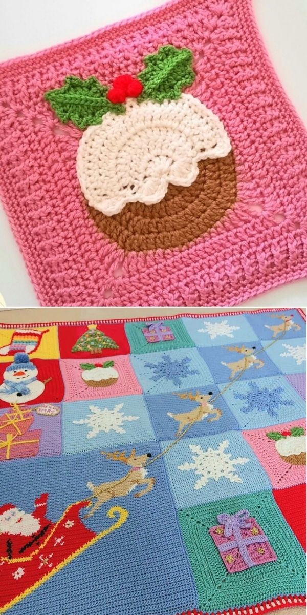 Original And Colorful Granny Squares - Pattern Center