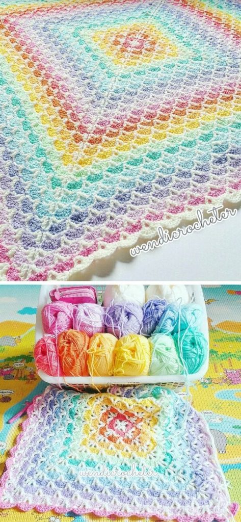 Beautiful Shells Baby Blanket - Free Pattern and Ideas - Pattern Center