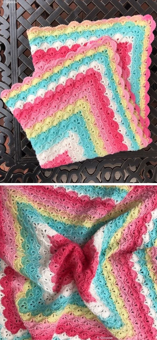 Beautiful Shells Baby Blanket - Free Pattern and Ideas - Pattern Center