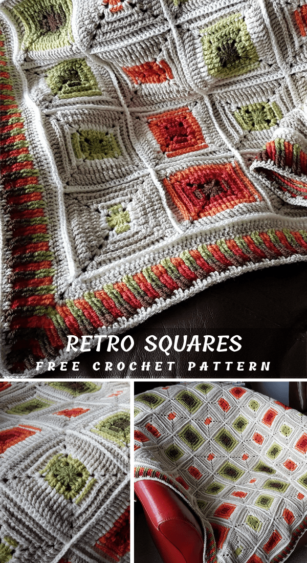 Stunning Retro Crochet Blankets - Pattern Center