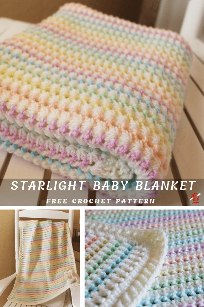 Starlight Beautiful Crochet Baby Blankets - Pattern Center