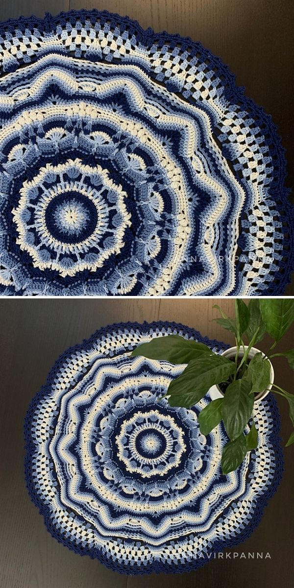 Sweet Easy Crochet Lace Doilies - Pattern Center