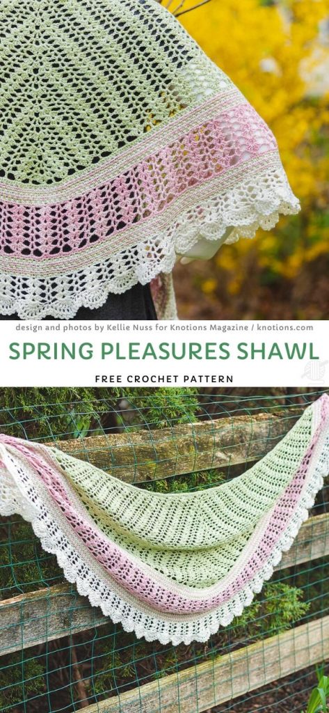 Lovely Feminine Spring Crochet Shawls - Pattern Center