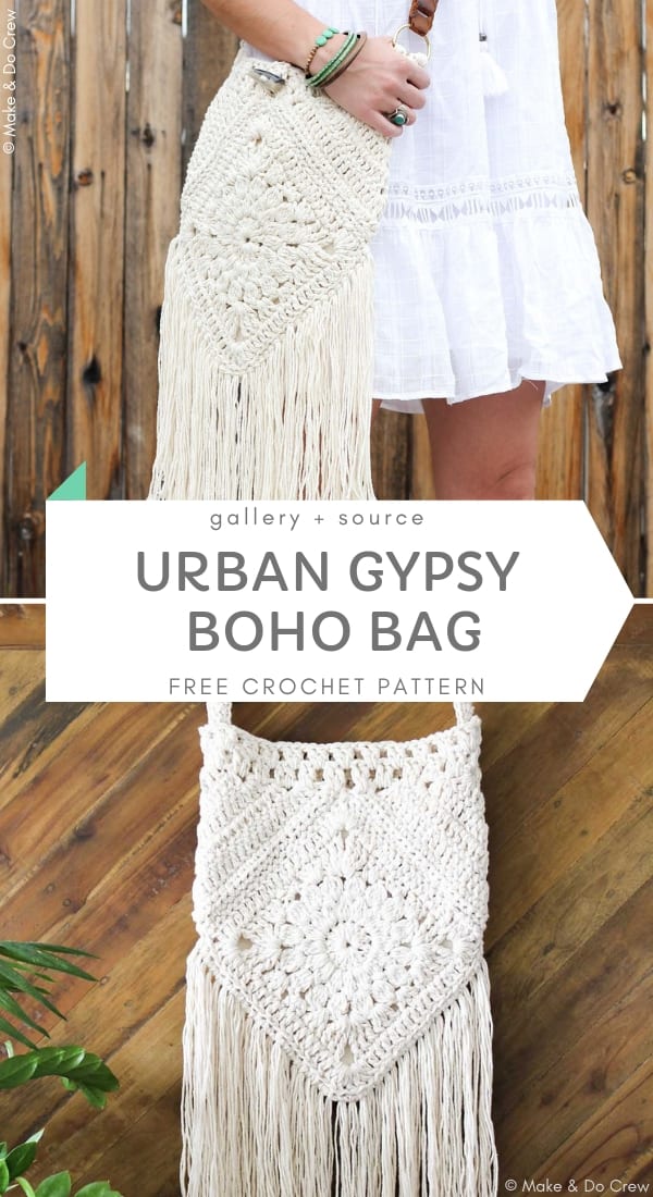Incredible Fun Boho Crochet Bags - Pattern Center