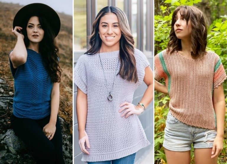 10+ Feminine Crochet Top Patterns for Women - Pattern Center
