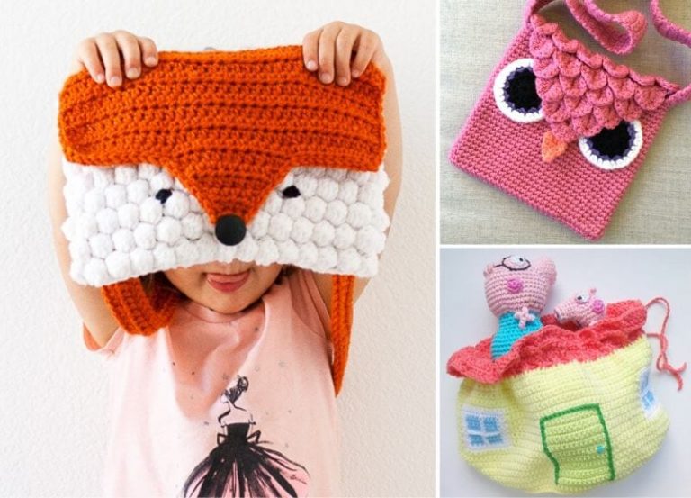 24 Fun Crochet Bags for Kids: Creative & Colorful Crochet Patterns