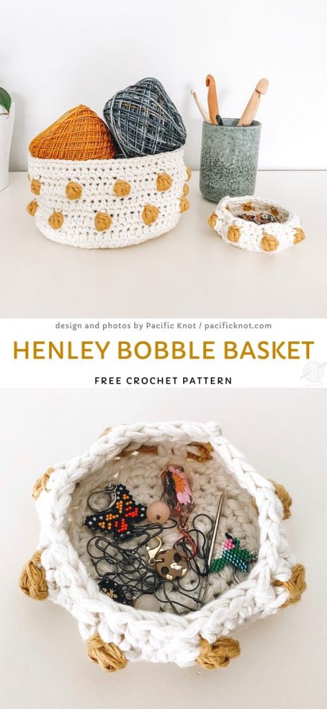 Crochet Handy Stash BasketsCrochet Handy Stash Baskets