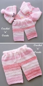 Sweet Easy Crocheted Baby Sets - Pattern Center
