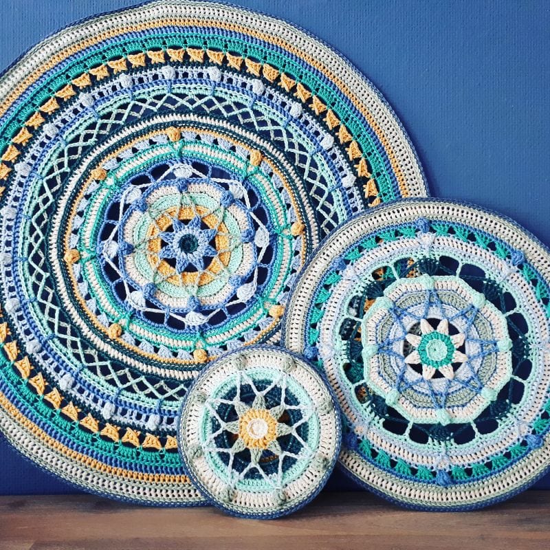 Stunning Crochet Mandala Decorations