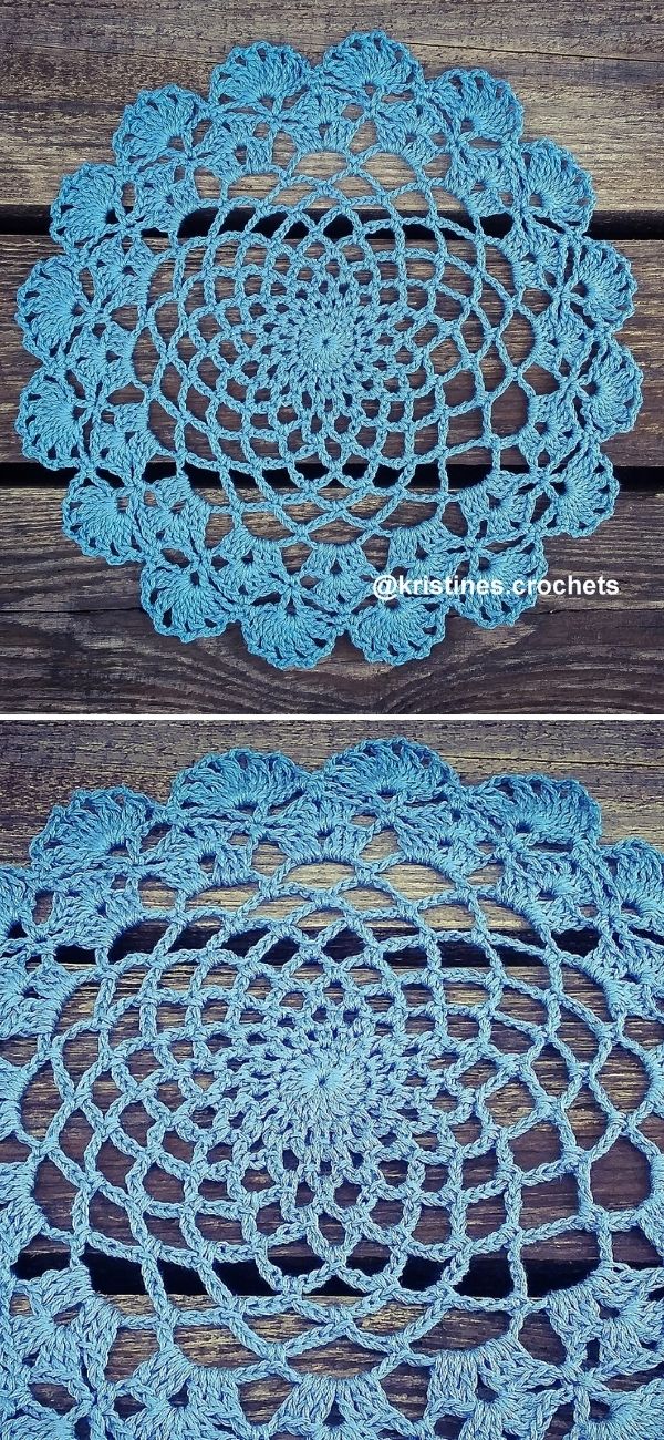 Sweet Easy Crochet Lace Doilies - Pattern Center