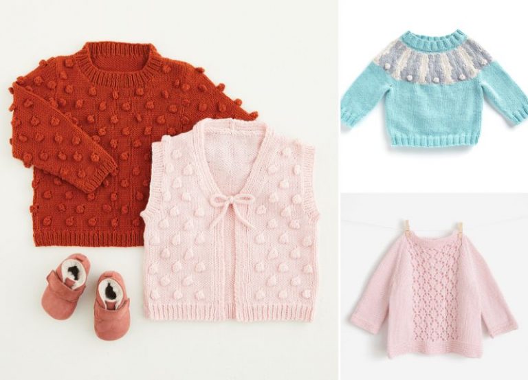 27 Sweet Baby Sweater Knitting Patterns and Design Ideas - Pattern Center