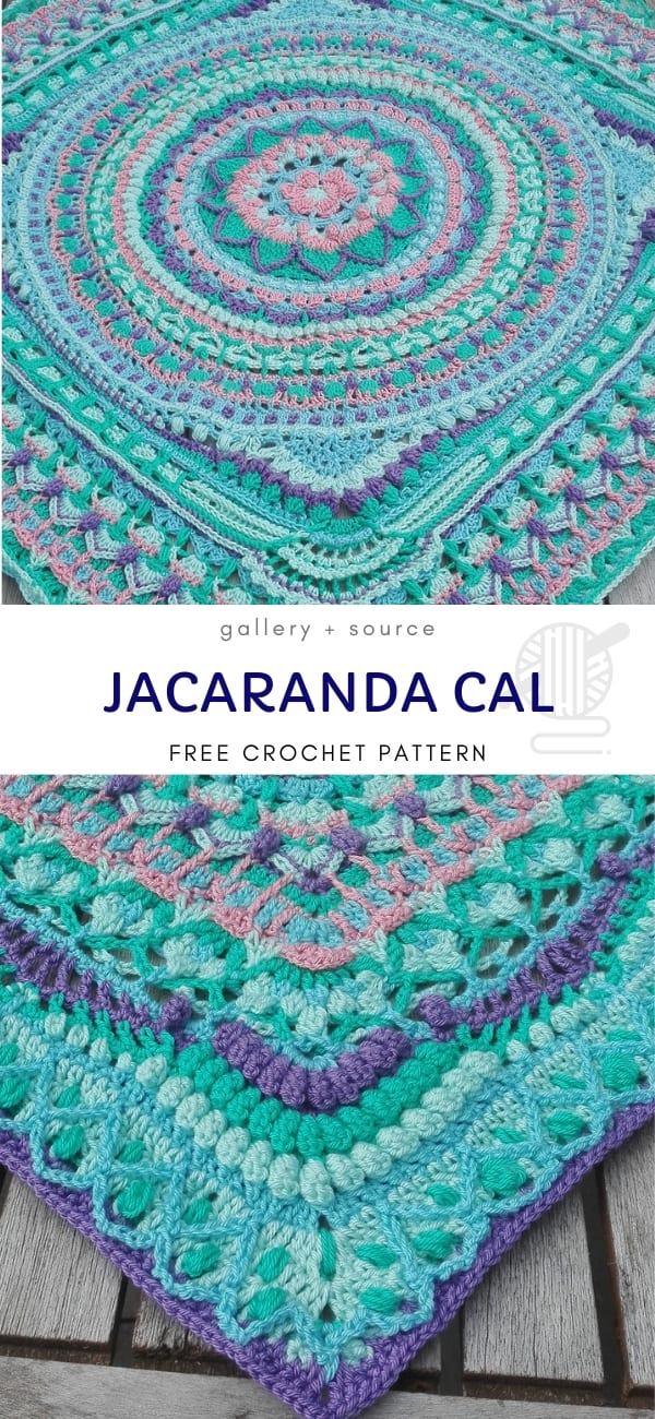 Fantastic And Beautiful Crochet Blanket CALs - Pattern Center