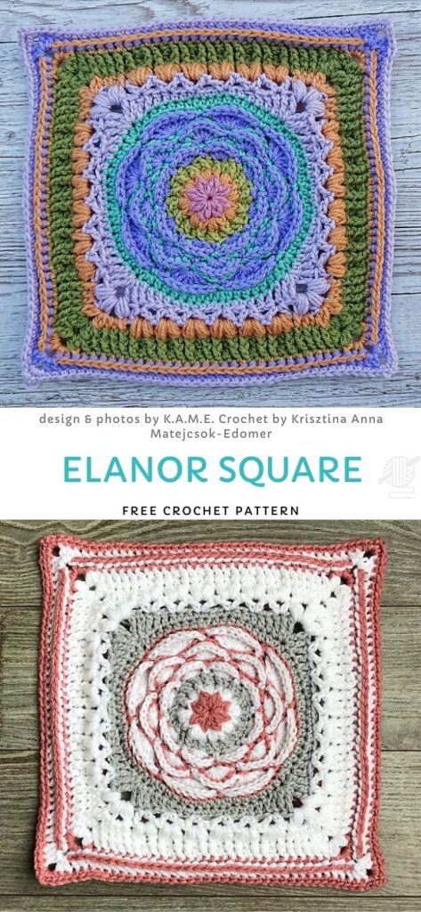 20 Beautiful Colorful 12" Crochet Squares for Stunning Afghans ...