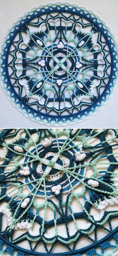 20 Decorative Crochet Hoop Mandalas to Meditate While Creating