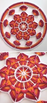 20 Decorative Crochet Hoop Mandalas to Meditate While Creating