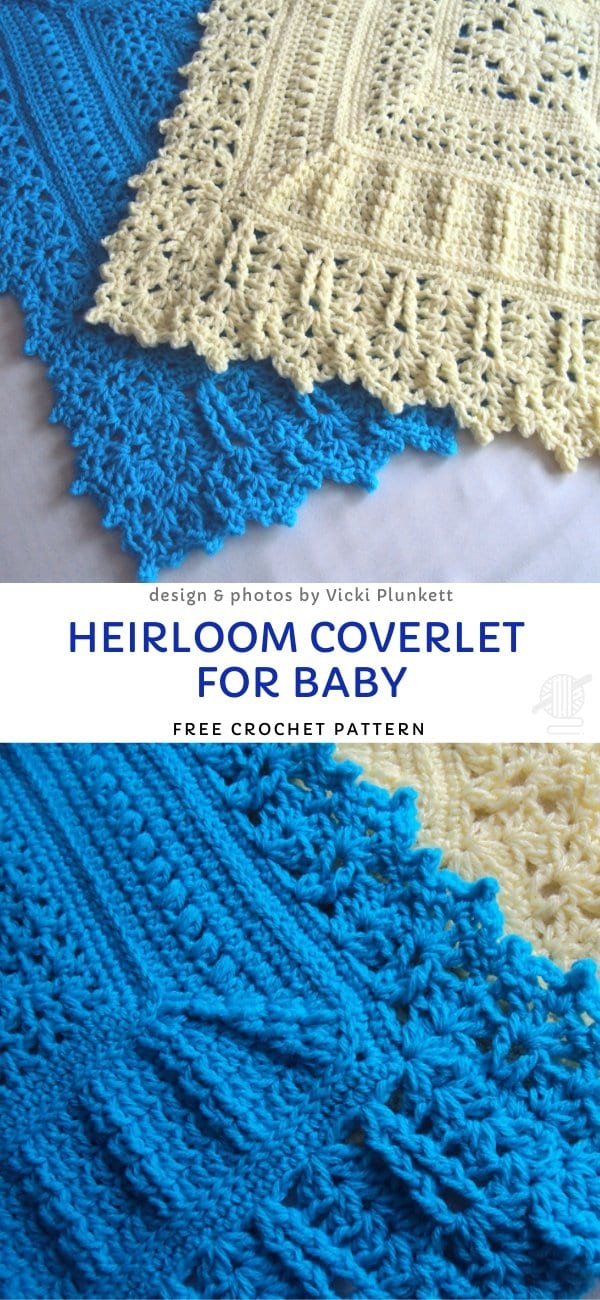 Baby Blankets with Cute Crochet Edgings - Pattern Center