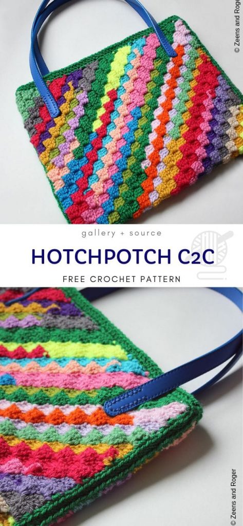 Amazing C2C Bags Free Crochet Patterns