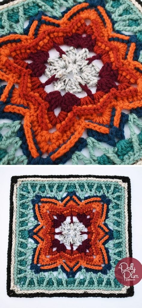 20 Beautiful Colorful 12" Crochet Squares for Stunning Afghans ...