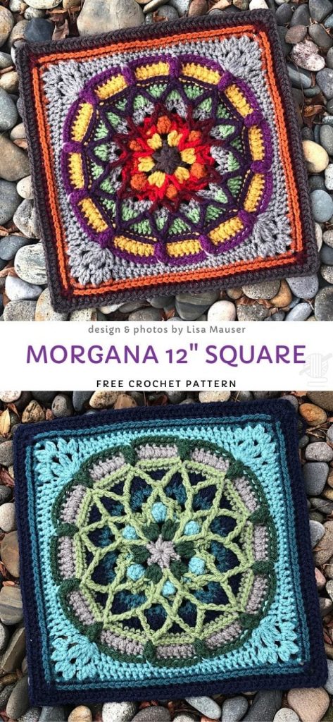 20 Beautiful Colorful 12" Crochet Squares for Stunning Afghans ...