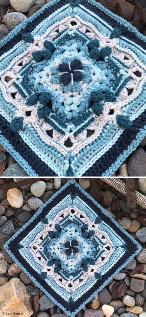 20 Beautiful Colorful 12" Crochet Squares for Stunning Afghans ...