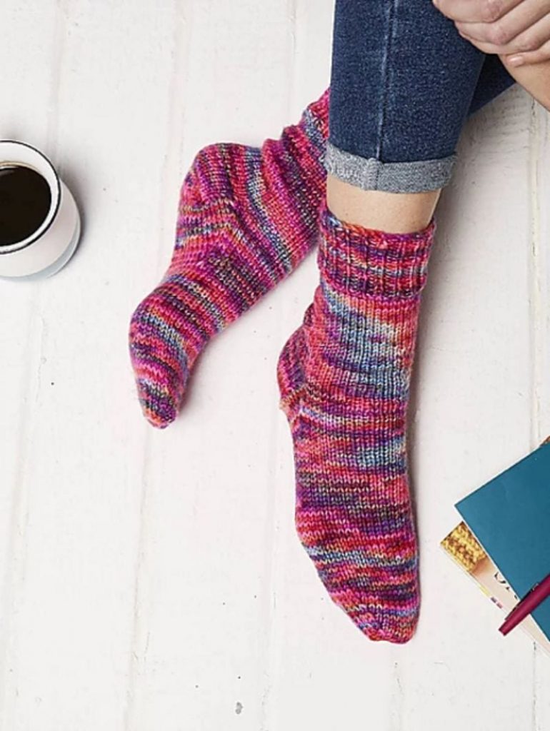37 Amazing Colorful Knitted Socks Patterns for Everyday Wear - Free ...
