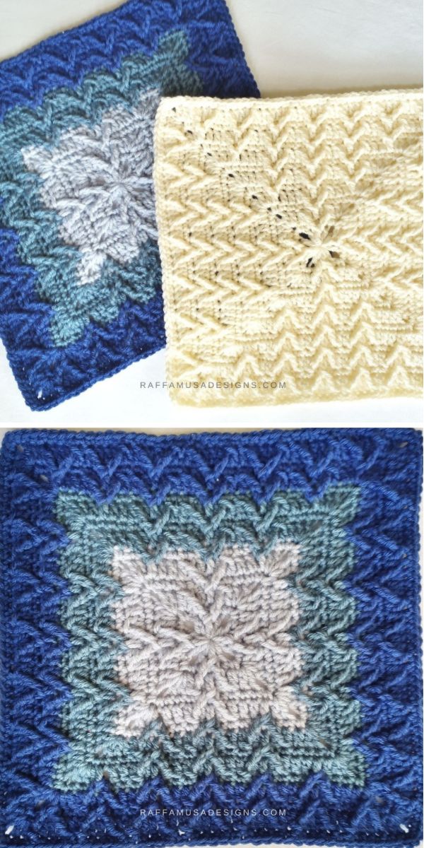 20 Beautiful Colorful 12" Crochet Squares for Stunning Afghans ...