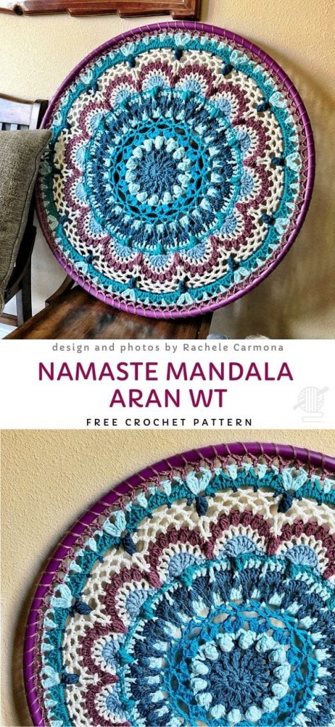 20 Decorative Crochet Hoop Mandalas to Meditate While Creating